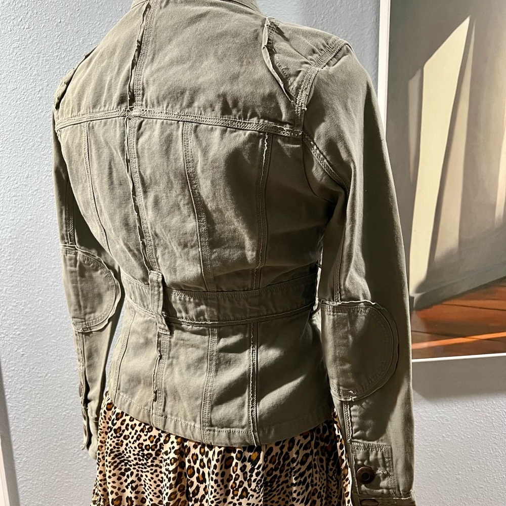 Sharp Olive Punk Jacket - Gem